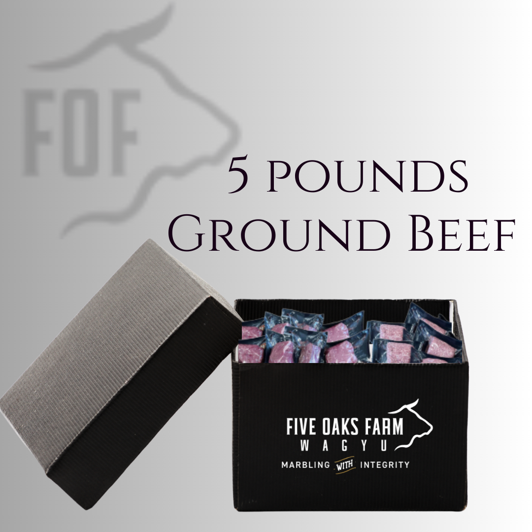Wagyu Ground Beef Bundle – Five Oaks Farm Wagyu